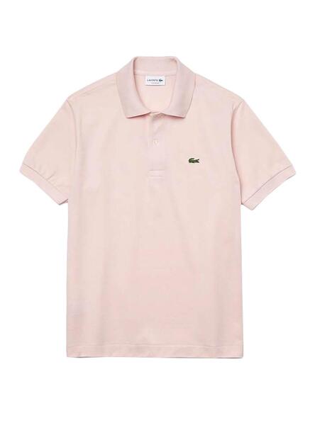 Polo Lacoste Pique Rosa pour Homme