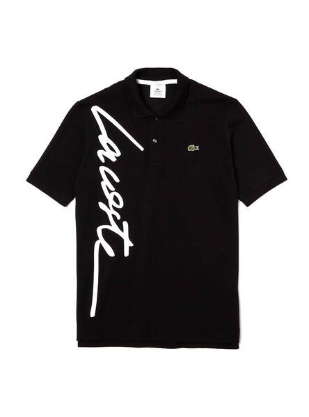 Polo Lacoste Live Unisexe Noir Logo